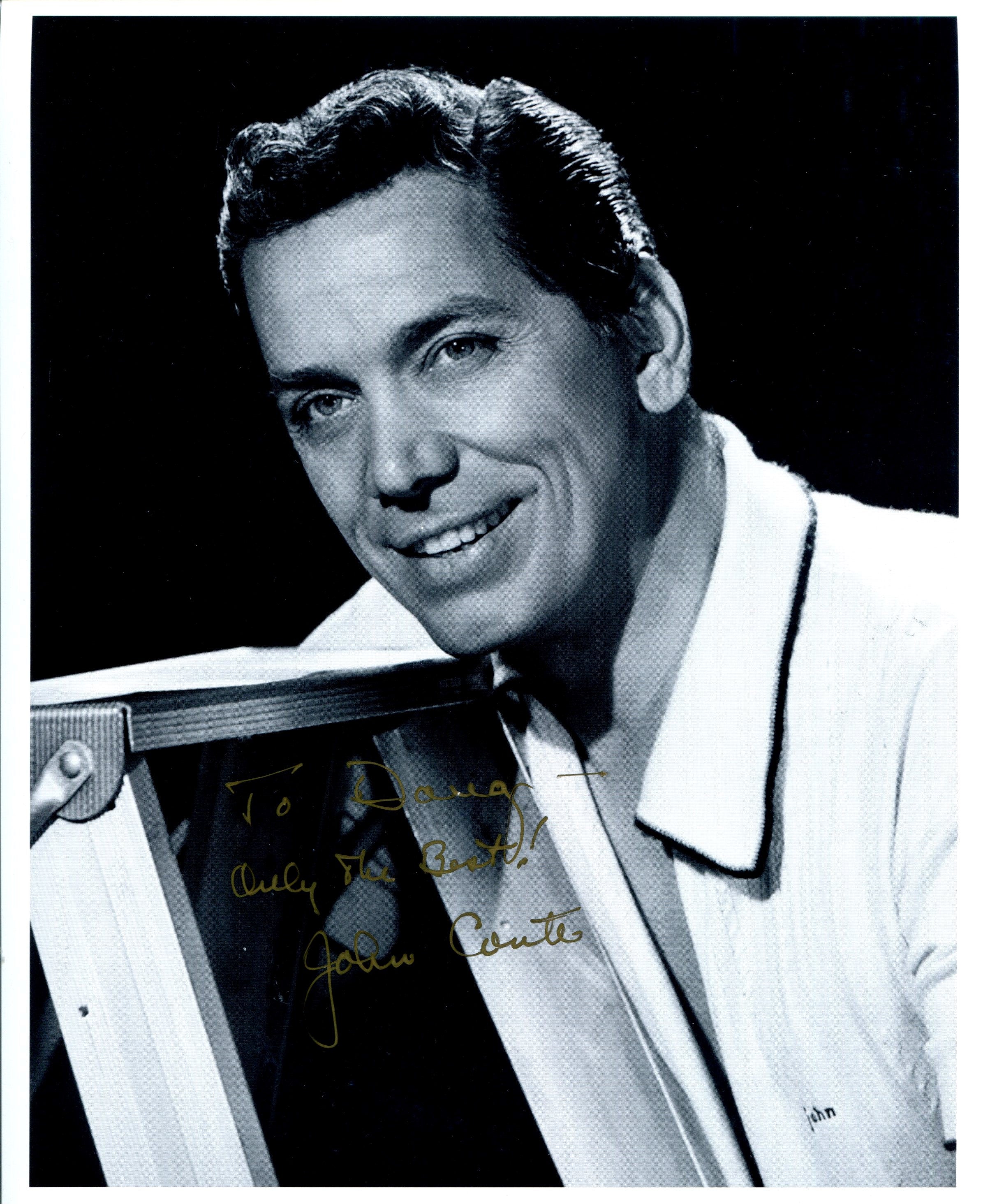John Conte Autographed 8x10 Photo | Hollywood Collectibles