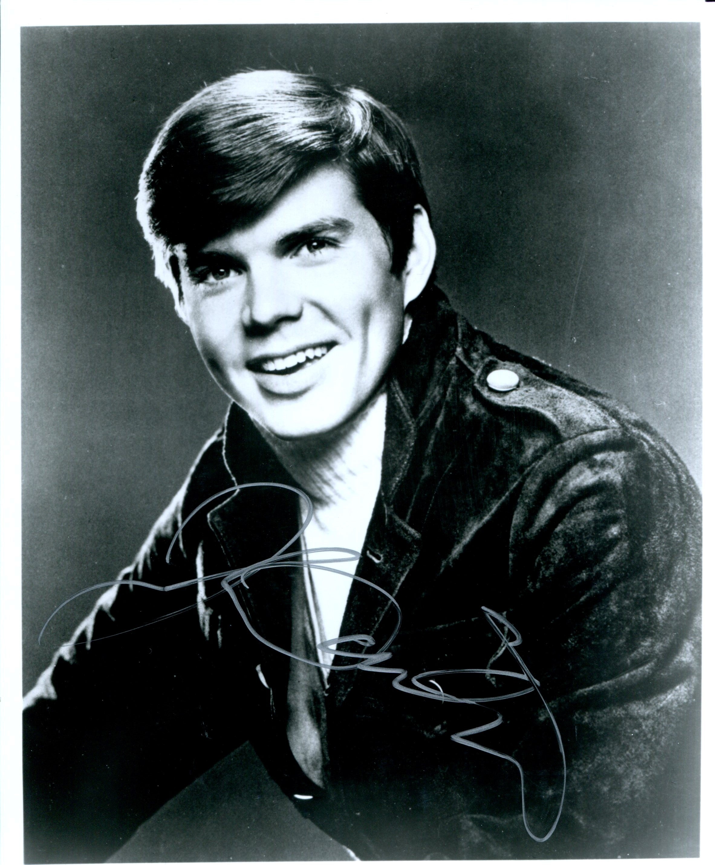 John Davidson Autographed Black & White 8x10 Photo | Hollywood Collectibles
