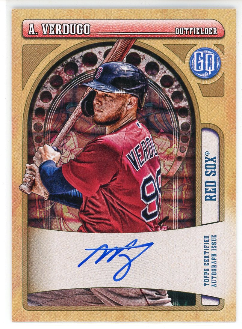 Alex Verdugo Autographed 2022 Topps Gypsy Queen Card #GQA-AV ...