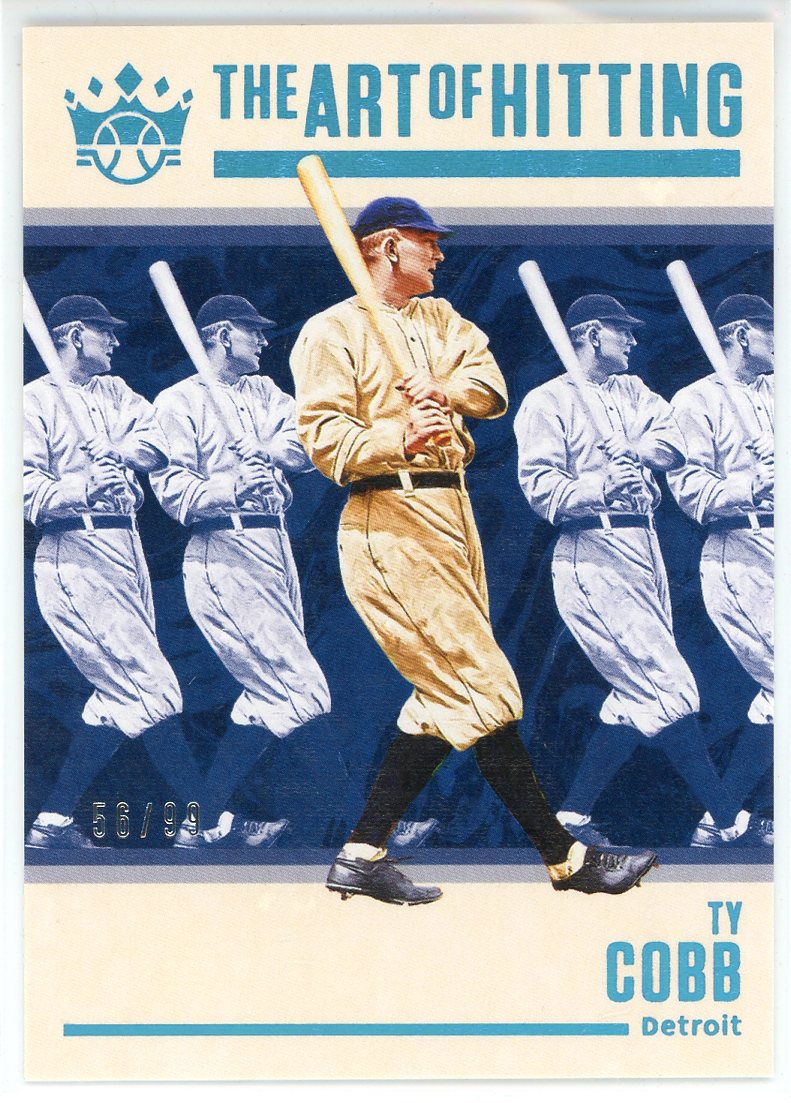 Ty Cobb 2021 Panini Diamond Kings The Art of hitting Insert Card #A0H ...