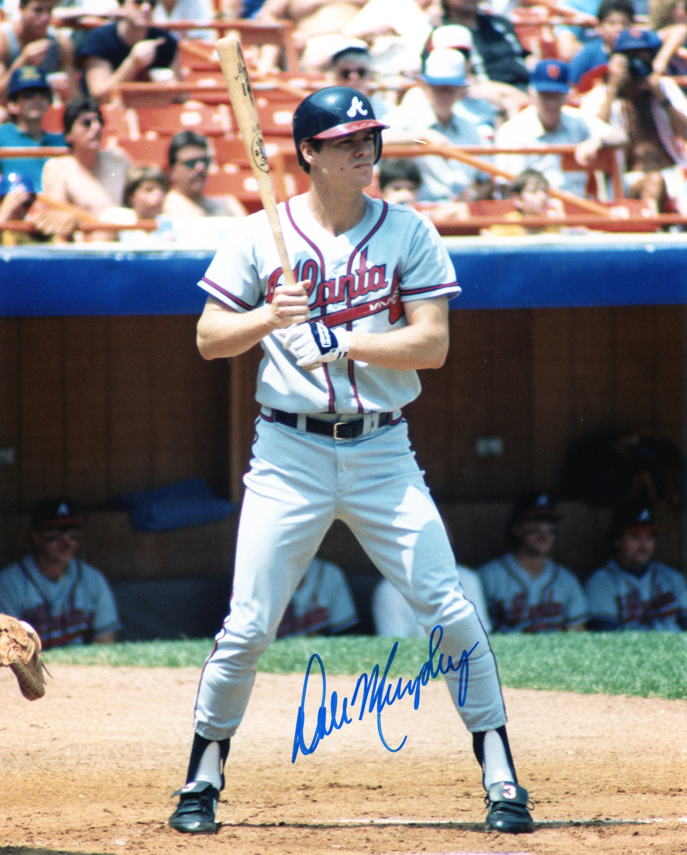 Dale Murphy Autographed 8x10 Photo (JSA) | Hollywood Collectibles