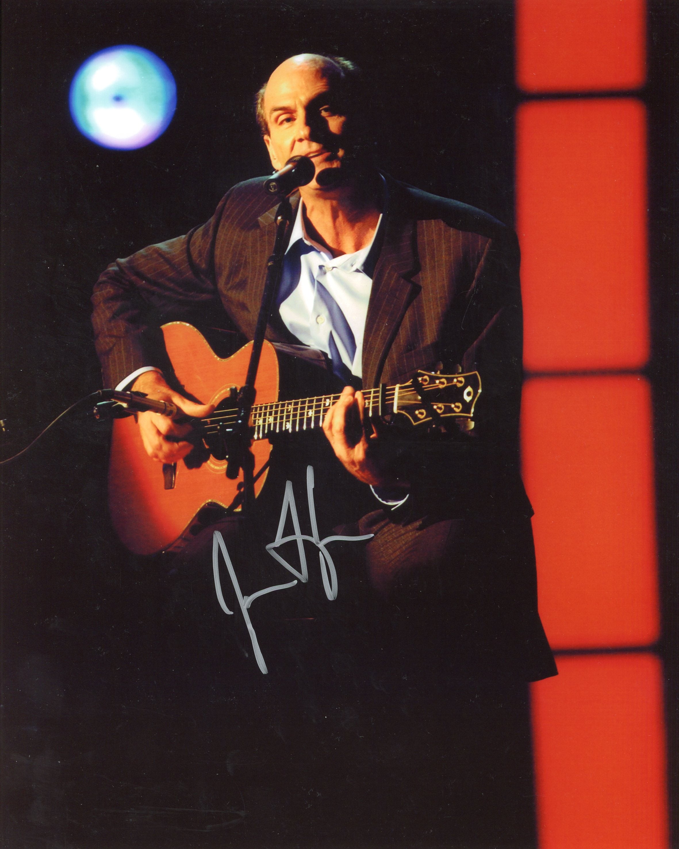James Taylor Autographed 8x10 Photo | Hollywood Collectibles