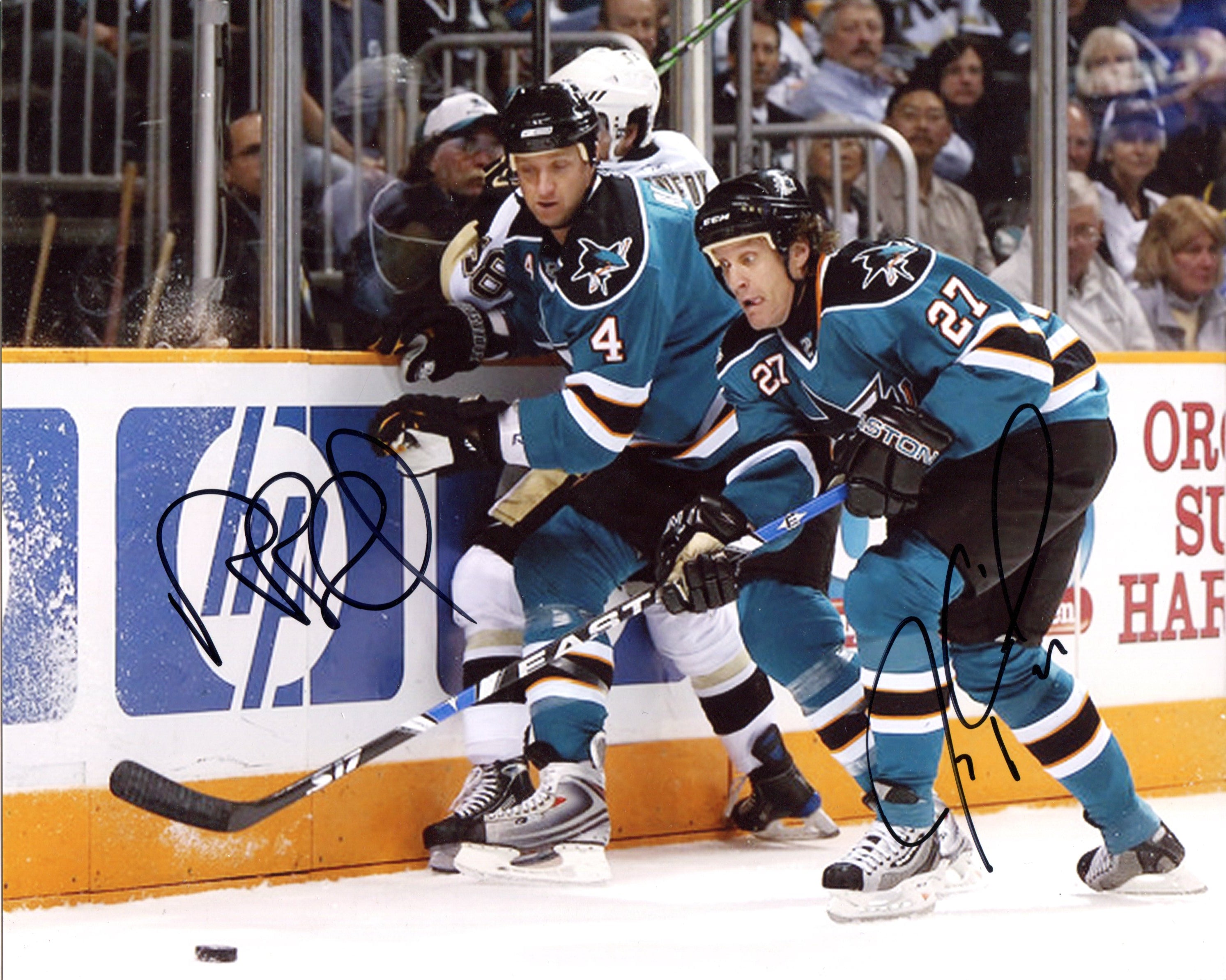 Jeremy Roenick & Rob Blake Autographed 8x10 Photo | Hollywood Collectibles