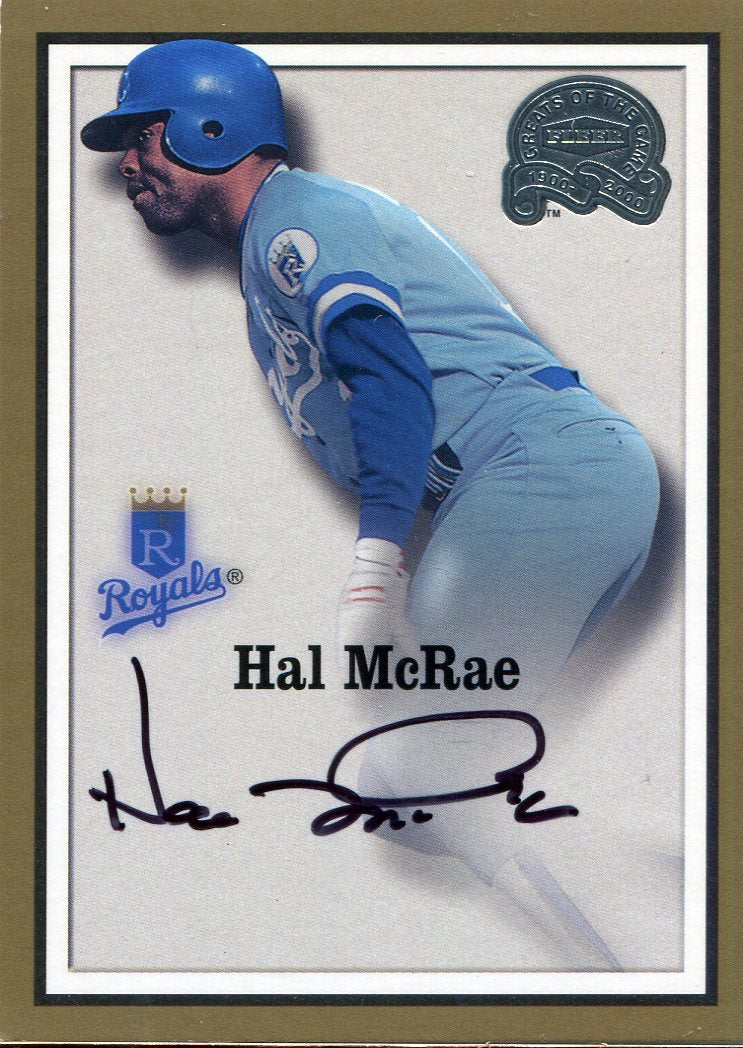 Hal McRae Autographed 1982 Donruss Card | Hollywood Collectibles