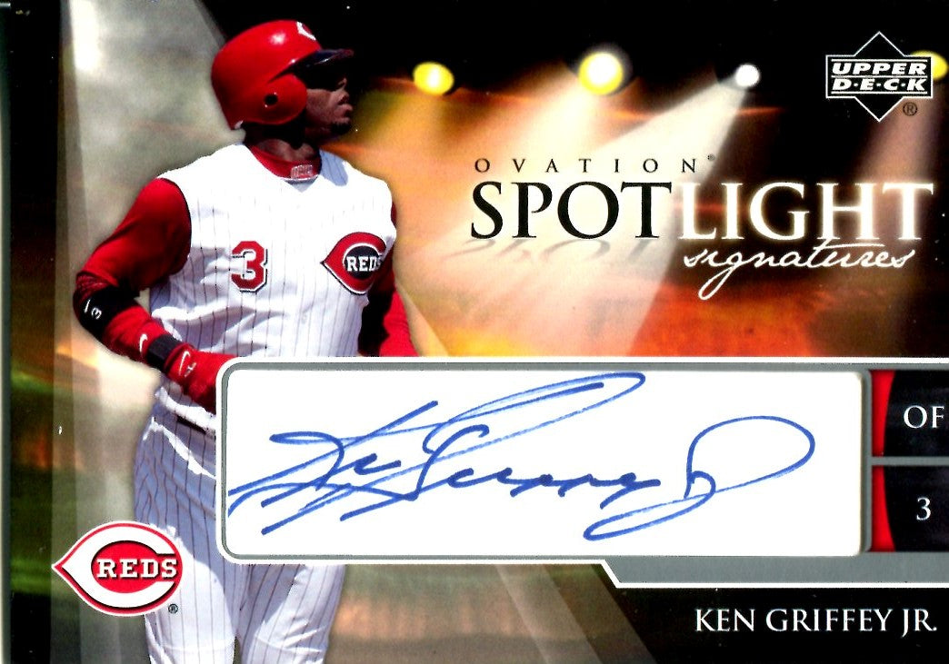 Ken Griffey Jr. 2004 Ovation Spotlight Autographed Card | Hollywood ...