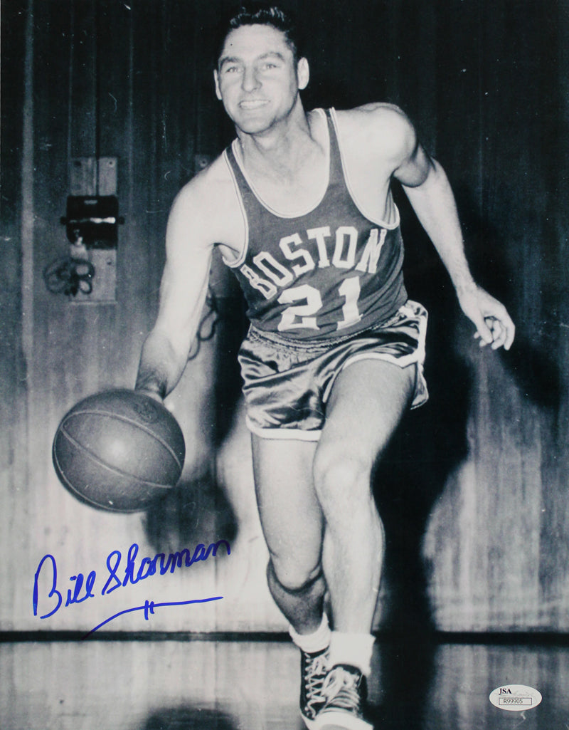 Bill Sharman Autographed 11x14 Photo (JSA) | Hollywood Collectibles