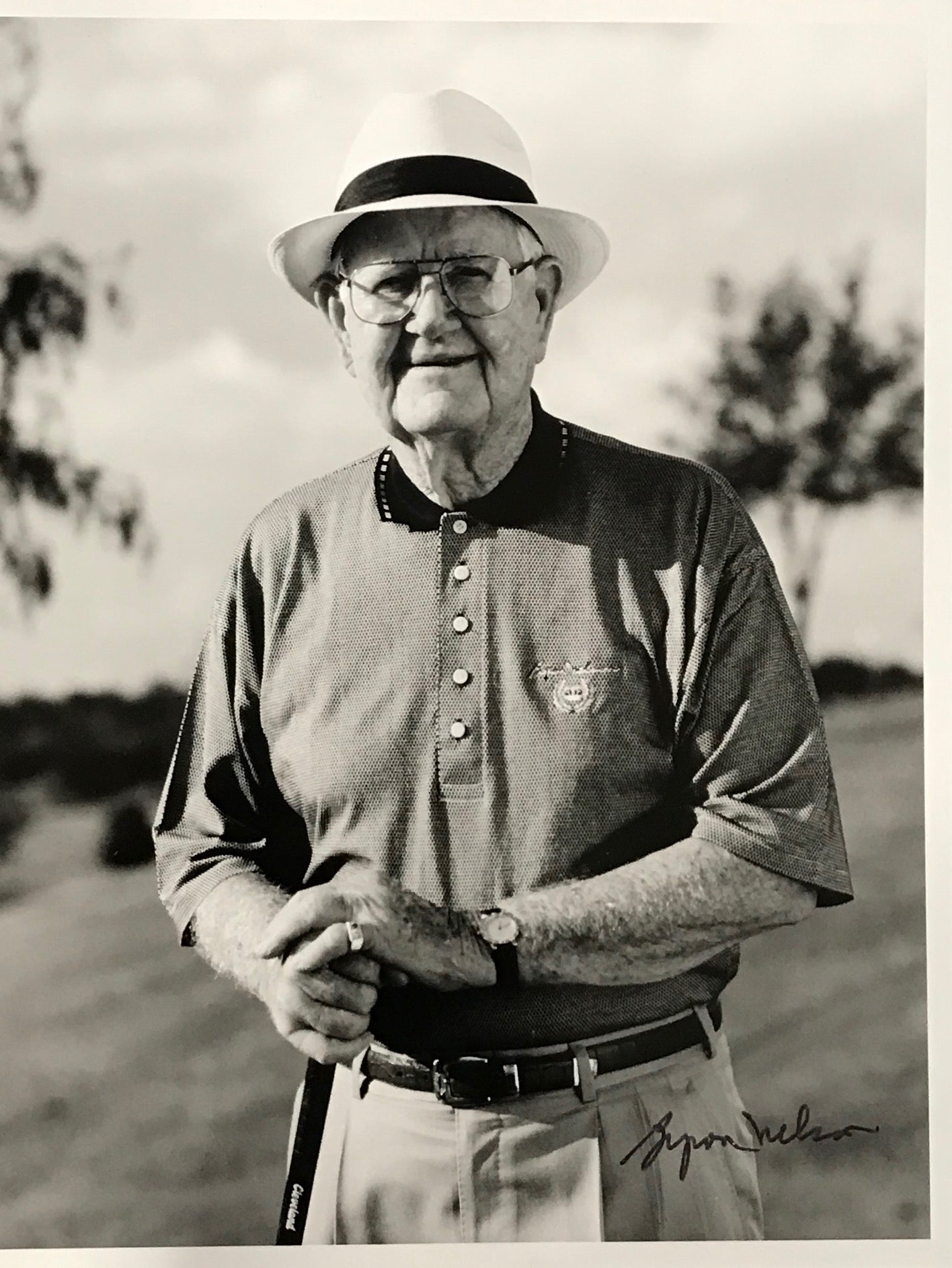 Byron Nelson Signed Golf 8x10 Photo | Hollywood Collectibles