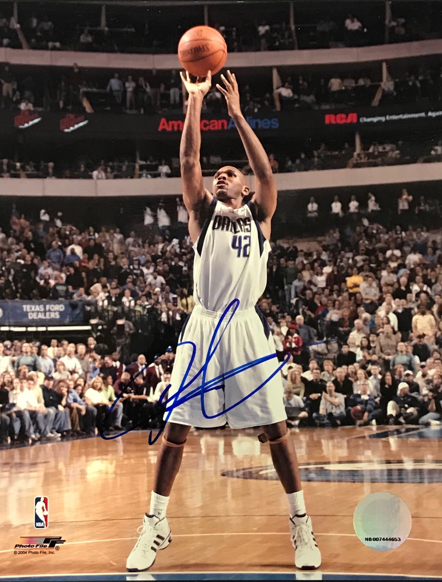 Jerry Stackhouse Signed Basketball 8x10 Photo Dallas Mavericks ...