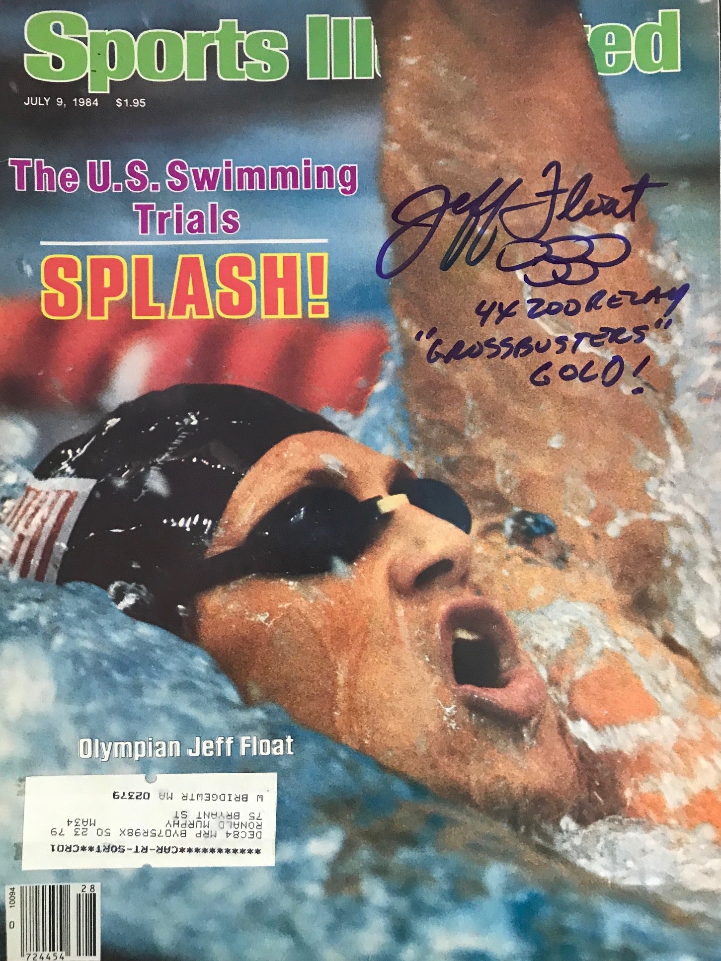 Jeff Float Signed Sports Illustrated Magazine July 9 1984 | Hollywood ...