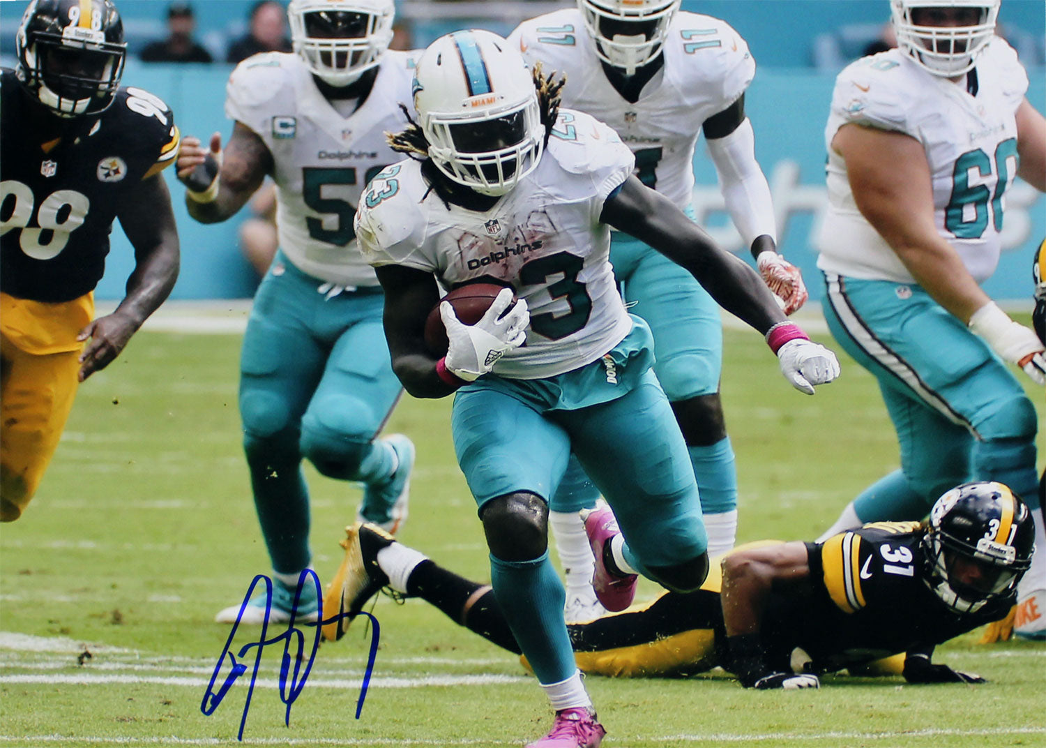 Jay Ajayi Autographed 11x14 Photo | Hollywood Collectibles