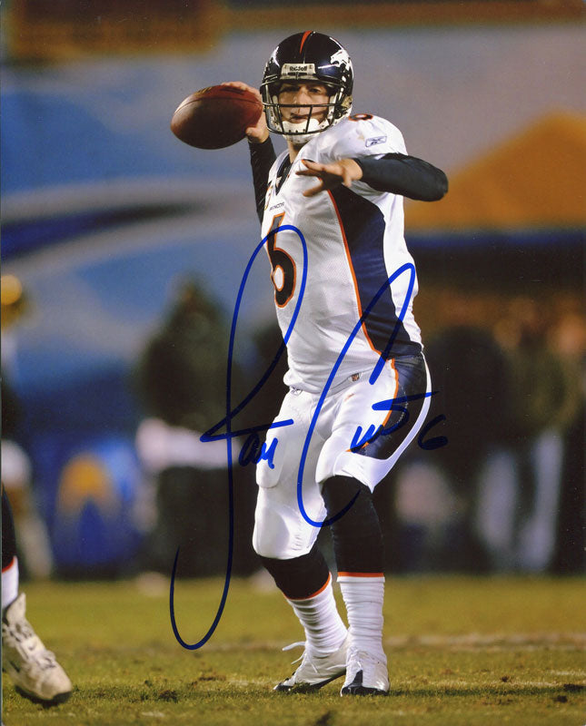Jay Cutler Autographed Denver Brocos 8x10 Photo | Hollywood Collectibles