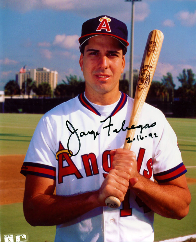 Jorge Fabregas Autographed 8x10 Baseball Photo | Hollywood Collectibles