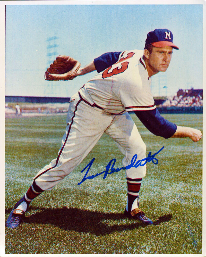 Lou Burdette Autographed 8x10 Photo | Hollywood Collectibles