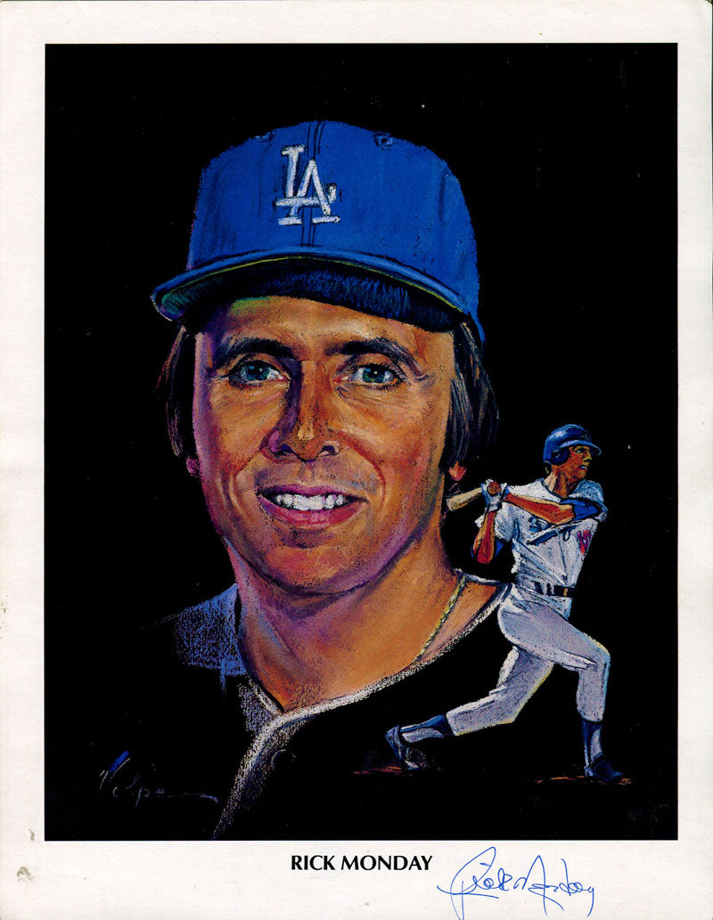 Rick Monday Autographed 8x10 Photo | Hollywood Collectibles