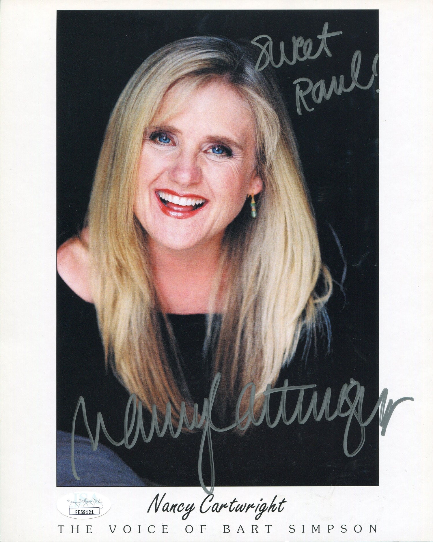 Nacny Cartwright Autographed 8x10 Photo (JSA) | Hollywood Collectibles