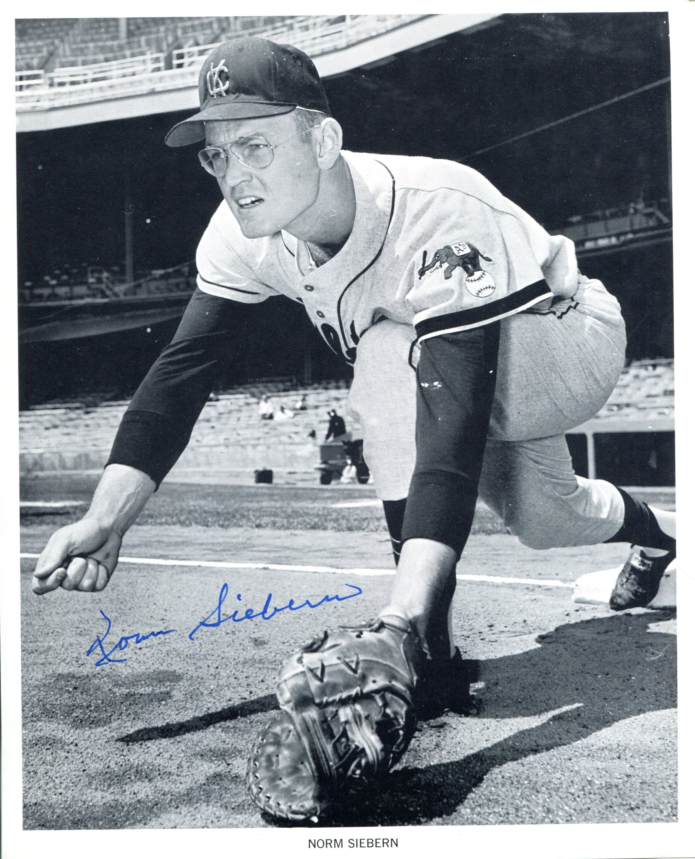 Norm Siebern Autographed 8x10 Photo | Hollywood Collectibles