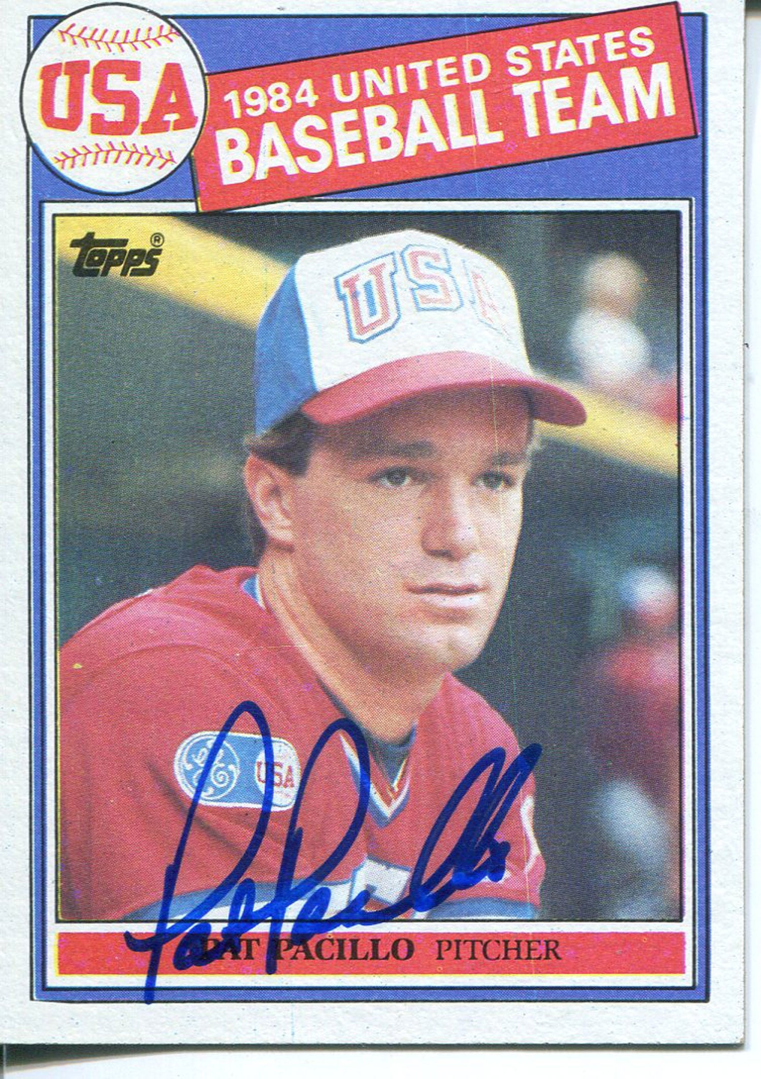 Pat Pacillo Autographed 1985 Topps Card | Hollywood Collectibles