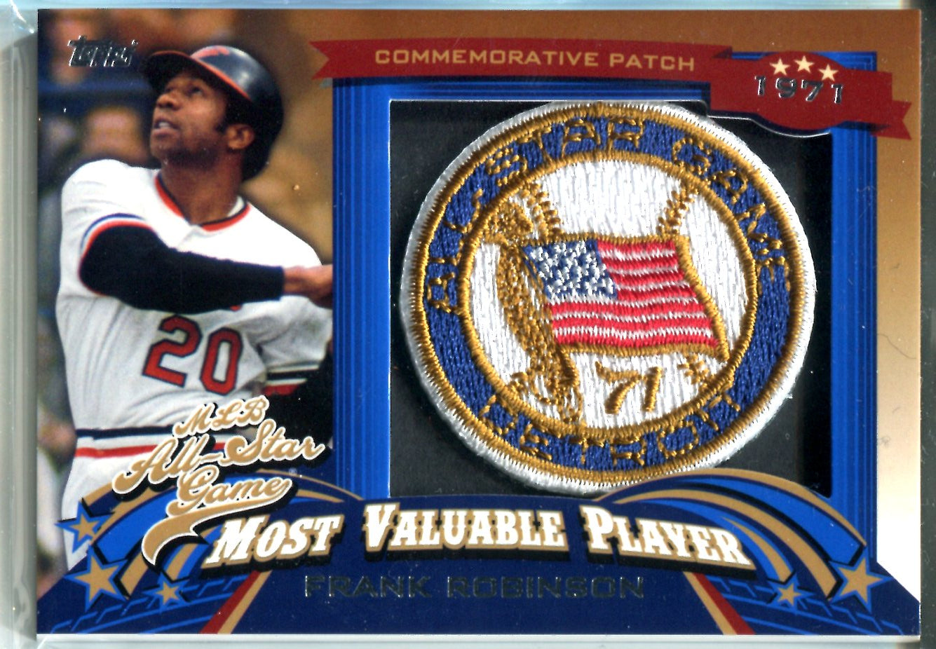 Frank Robinson 2013 Topps Commemorative Patch Card | Hollywood Collectibles