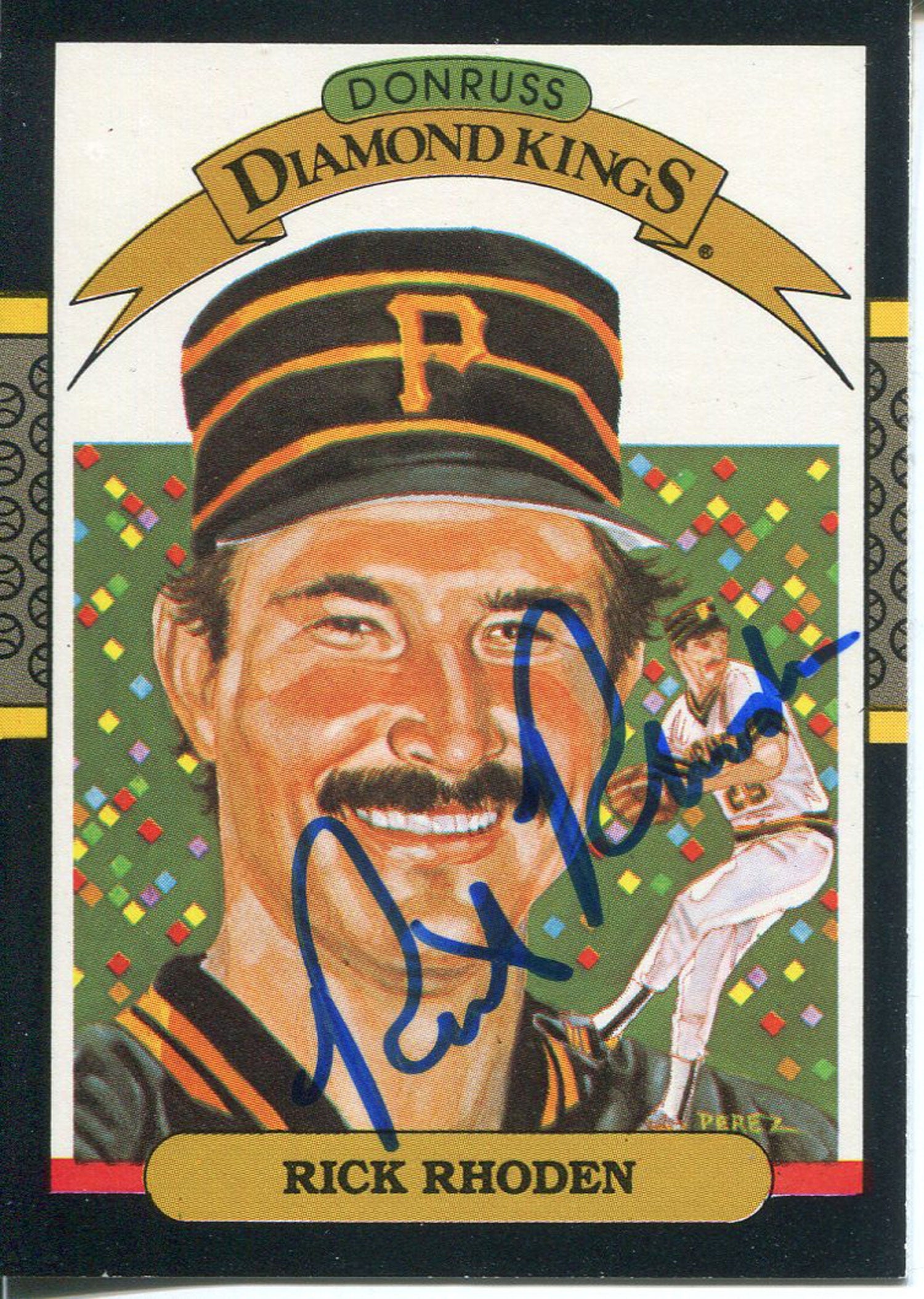 Rick Rhoden Autographed 1986 Donruss Card | Hollywood Collectibles