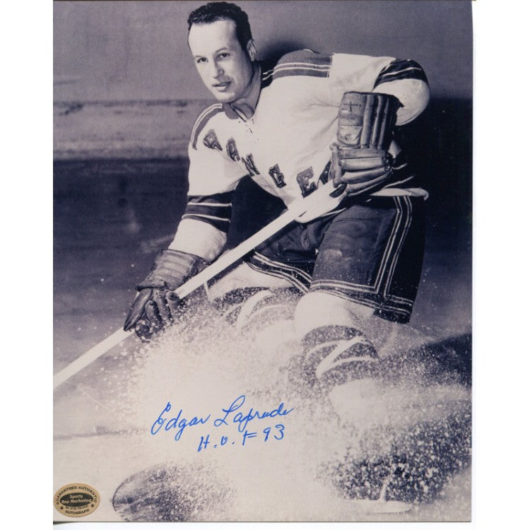 Edgar Laprade Autographed 8x10 Photo | Hollywood Collectibles