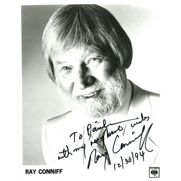 Ray Conniff Autographed 8x10 Photo | Hollywood Collectibles